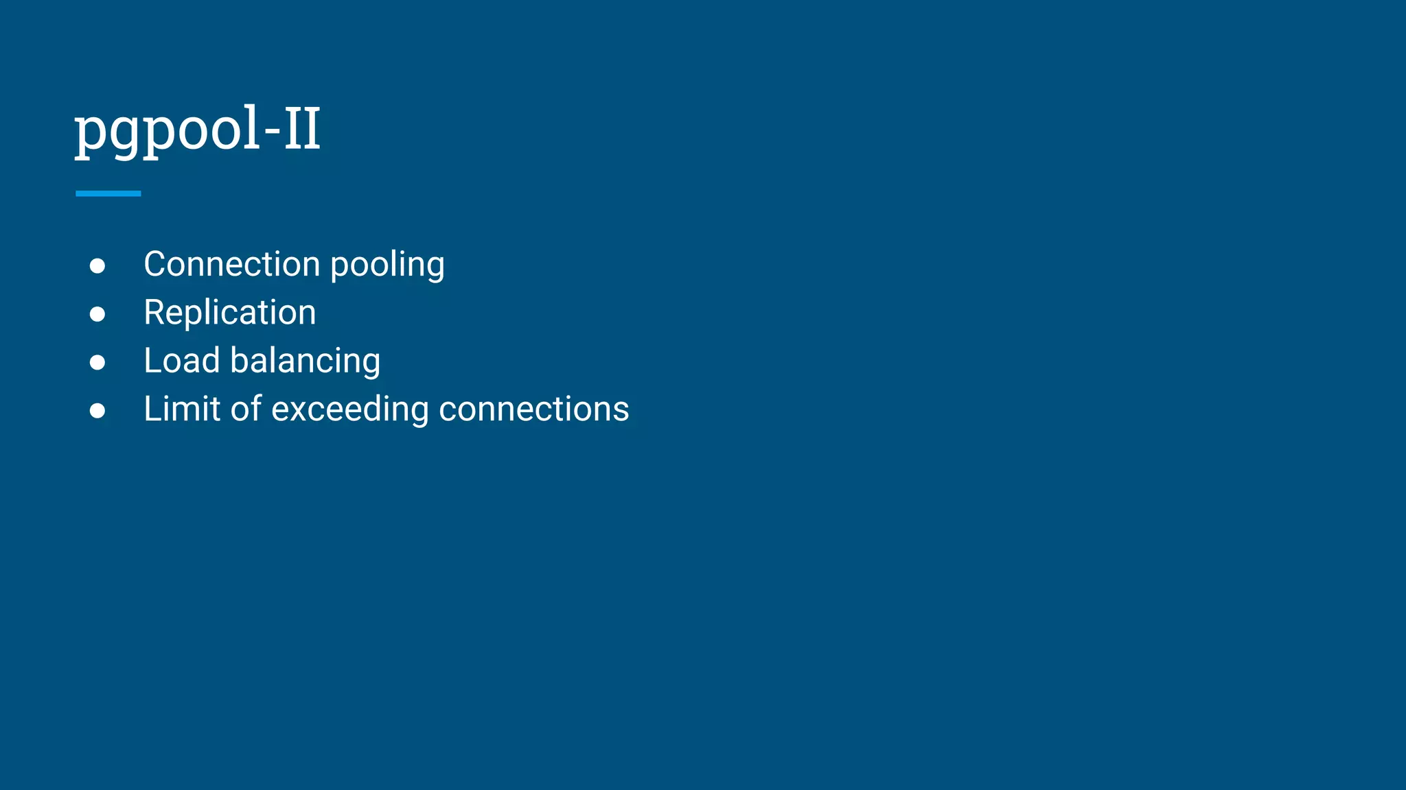 Types of replication, pooling and ha | PPT