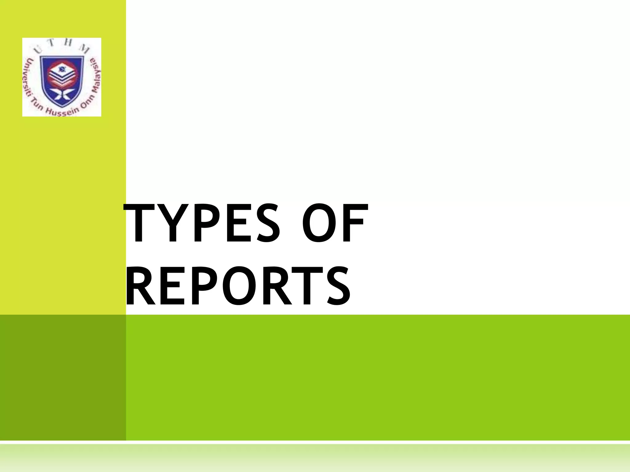 types of reports(nima).ppt