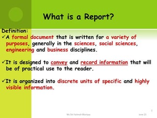 types of reports(nima).ppt