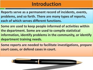 Types of Report Writng | PPT