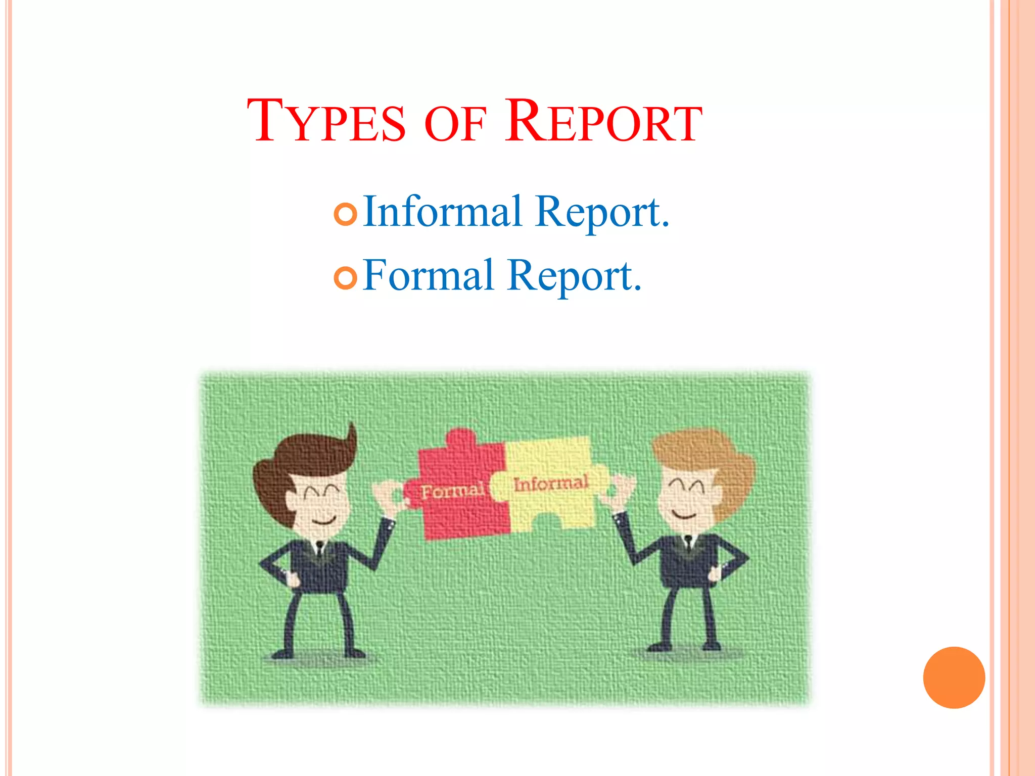 Types of report writing | PPTX