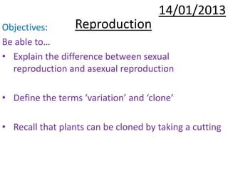 Types of reproduction & cuttings | PPTX | Infertility | Reproductive Health