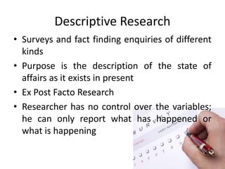 Types of research | PPT