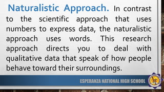 Types of research | PPTX | Education