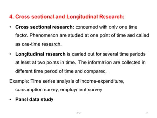 Types of research | PPTX