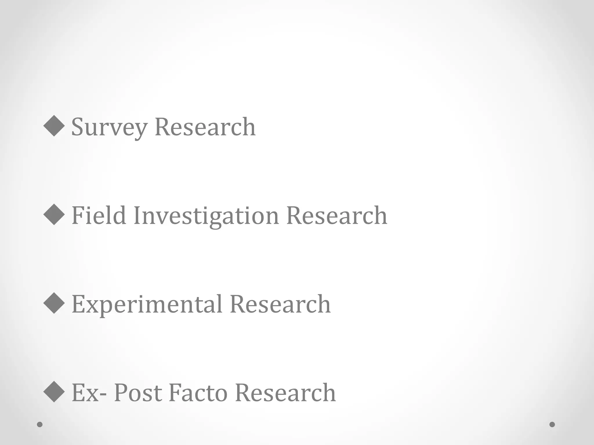Types of research | PPTX