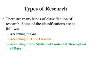 Types of Research Designs | PPTX