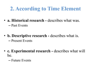 Types of Research Designs | PPTX
