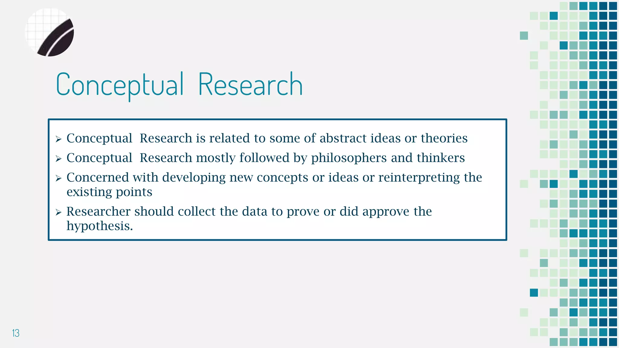 Types of research | PPT