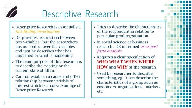 Types of research | PPT