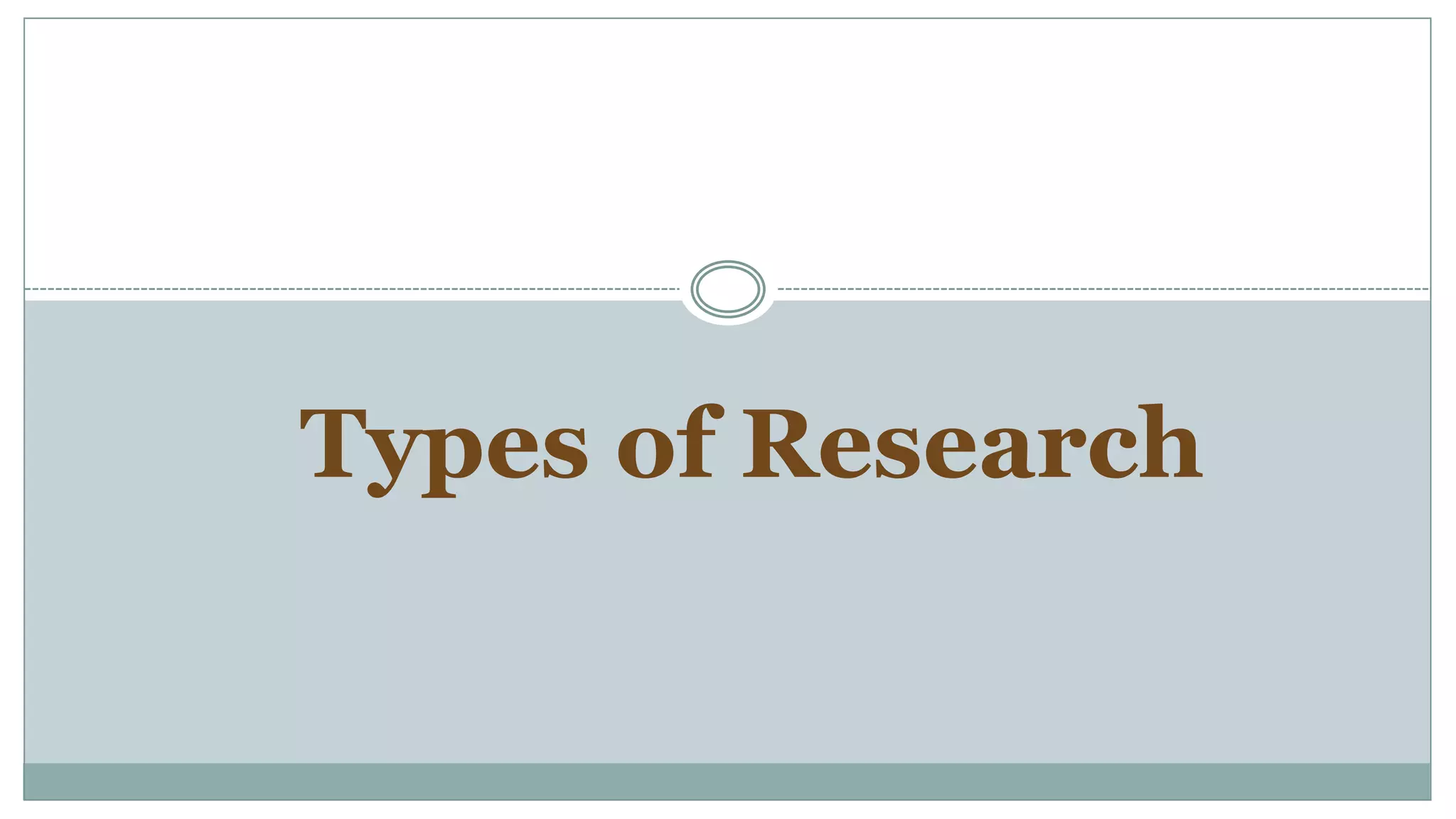 Types of Research in Business | PPTX