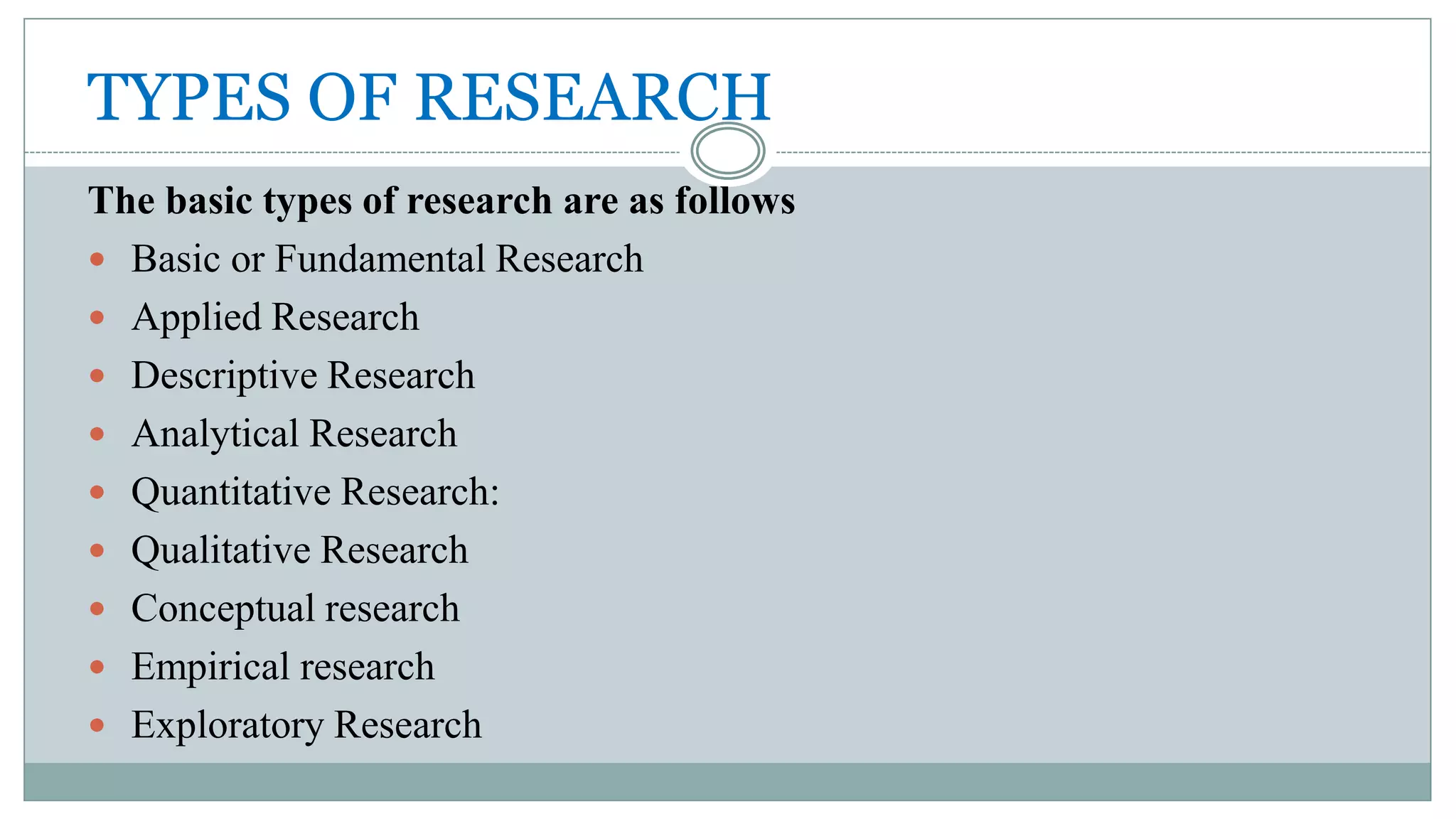 Types of Research in Business | PPTX