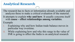 Types of Research in Business | PPTX