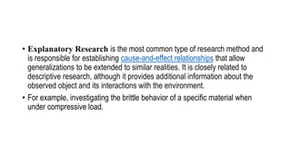 TYPES OF RESEARCH- types of research based on pupose | PPTX
