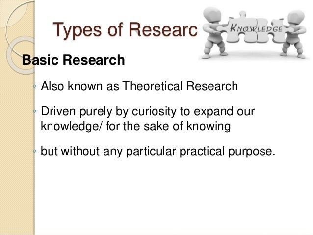 basic research versus applied research