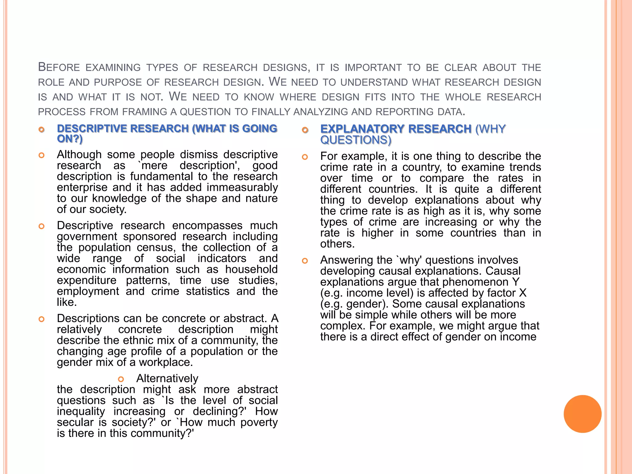 Types of Research Design for Social Sciences | PPTX