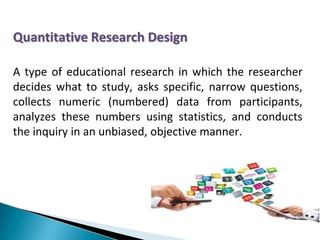Types of research designs | PPTX