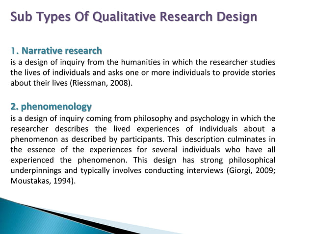 Types of research designs | PPTX | Science
