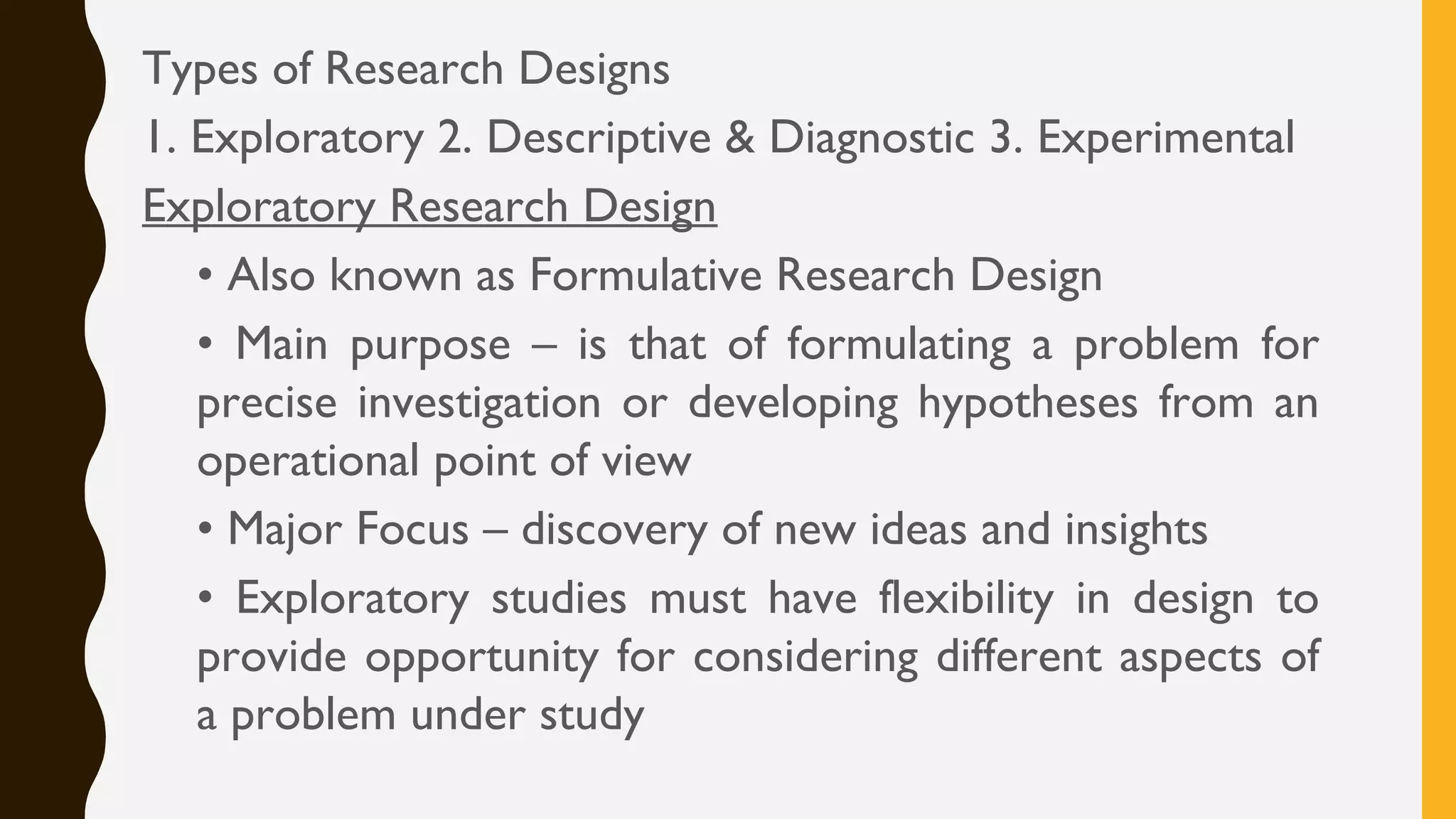 Types of research designs | PPT