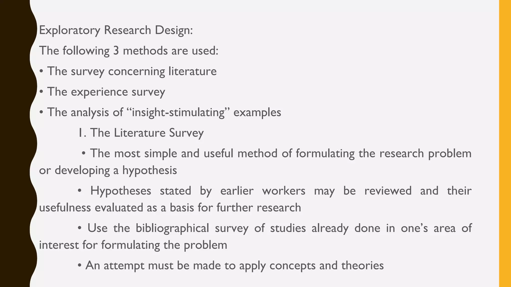 Types of research designs | PPT