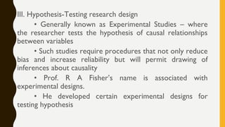 Types of research designs | PPT