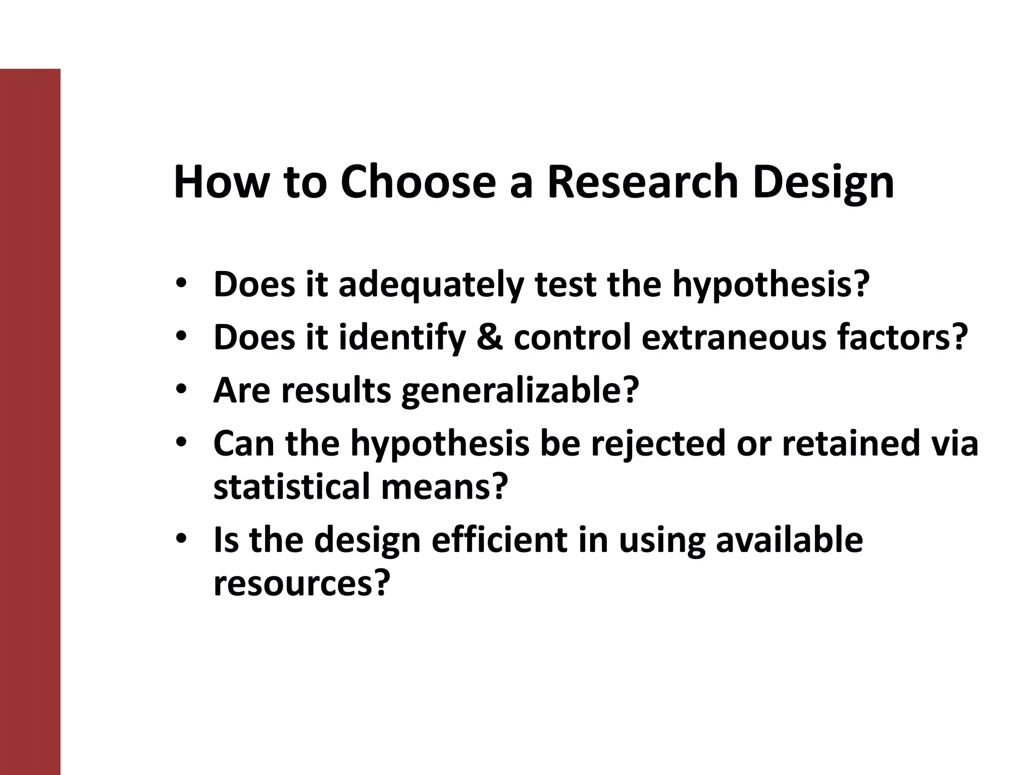 Types of research designs | PPTX