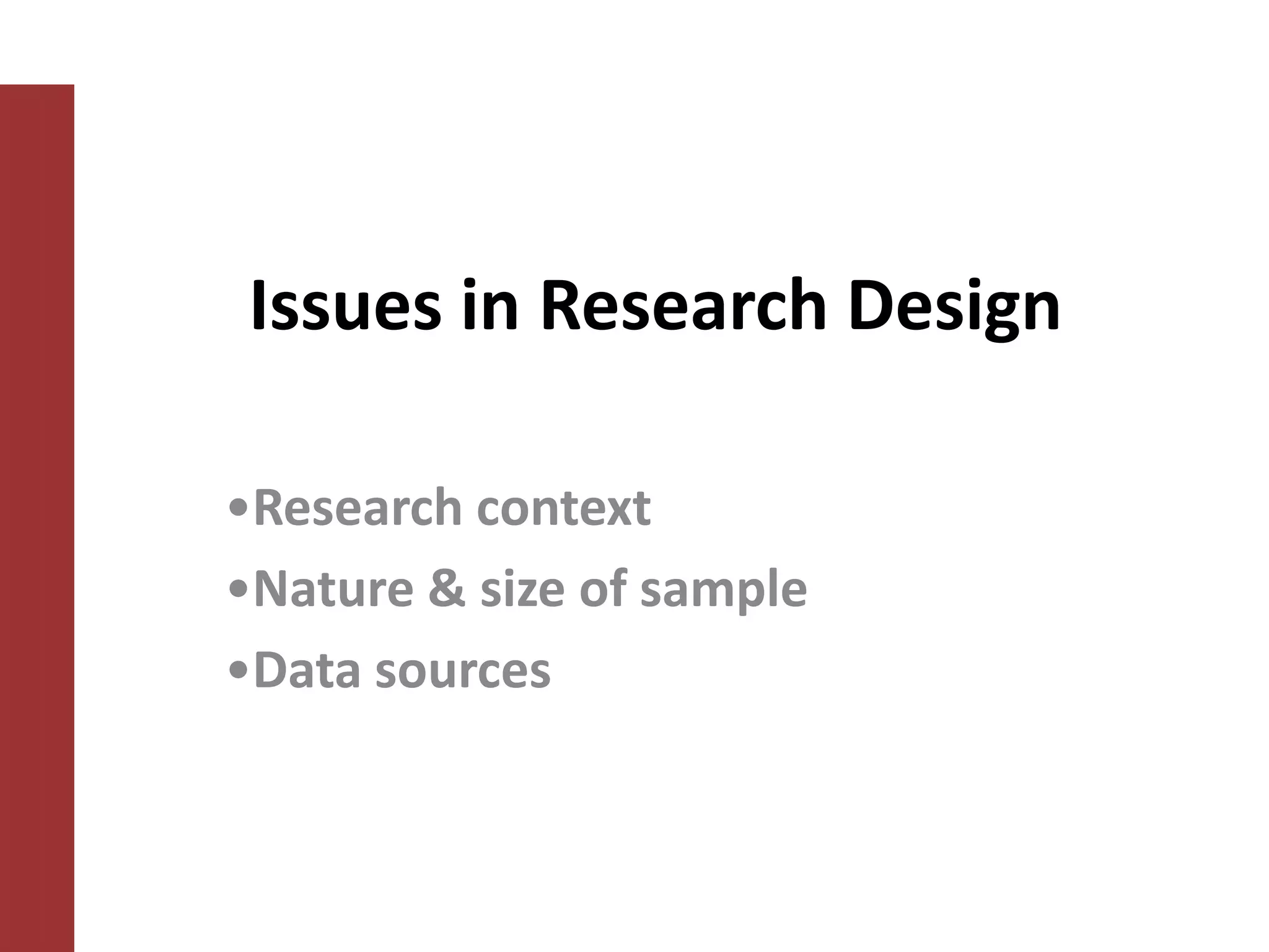 Types of research designs | PPT