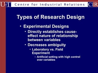 research - types of research designs.ppt