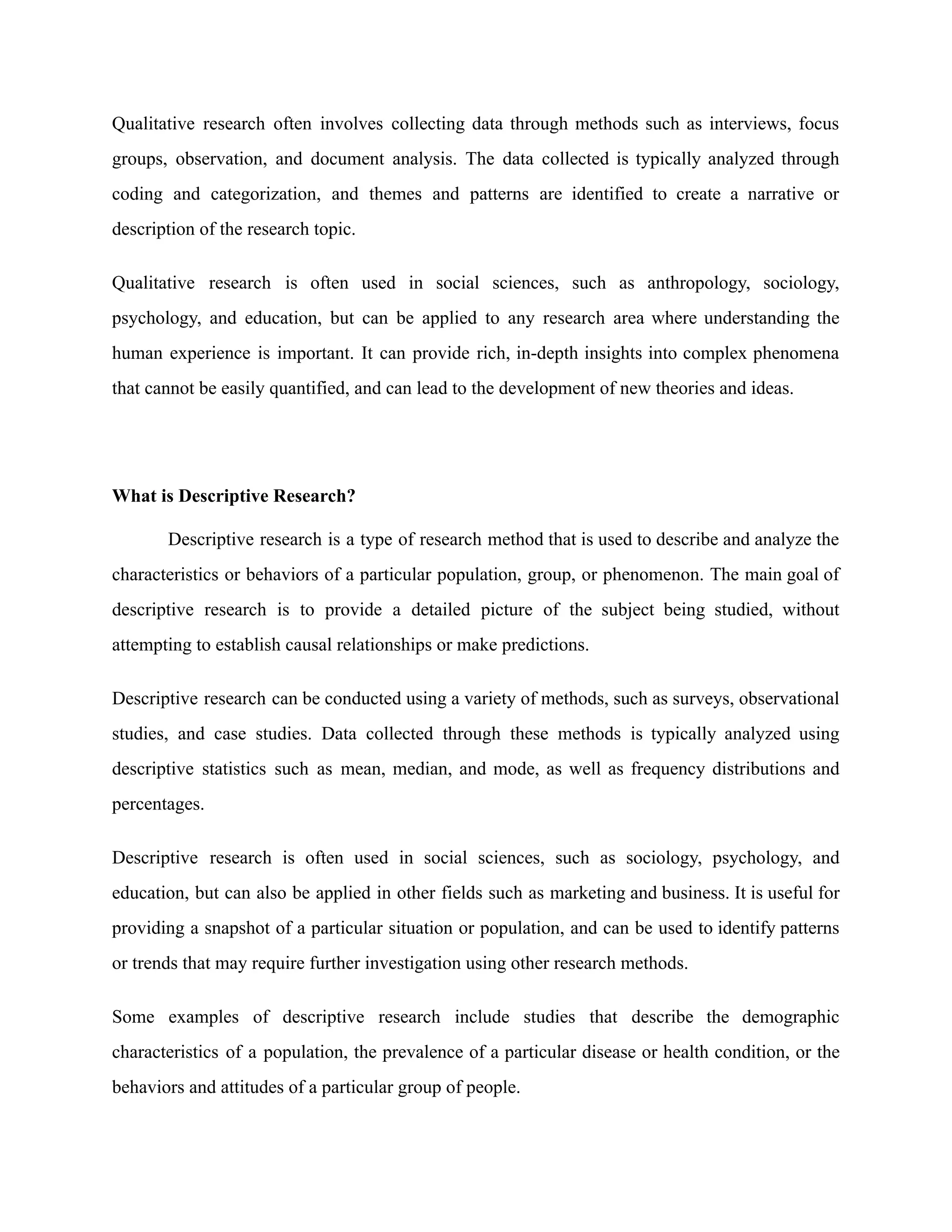 TYPES OF RESEARCH _ DIFFERENT TYPES OF RESEARCH.pdf | Physics | Science