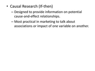 Types of research mba mr | PPT