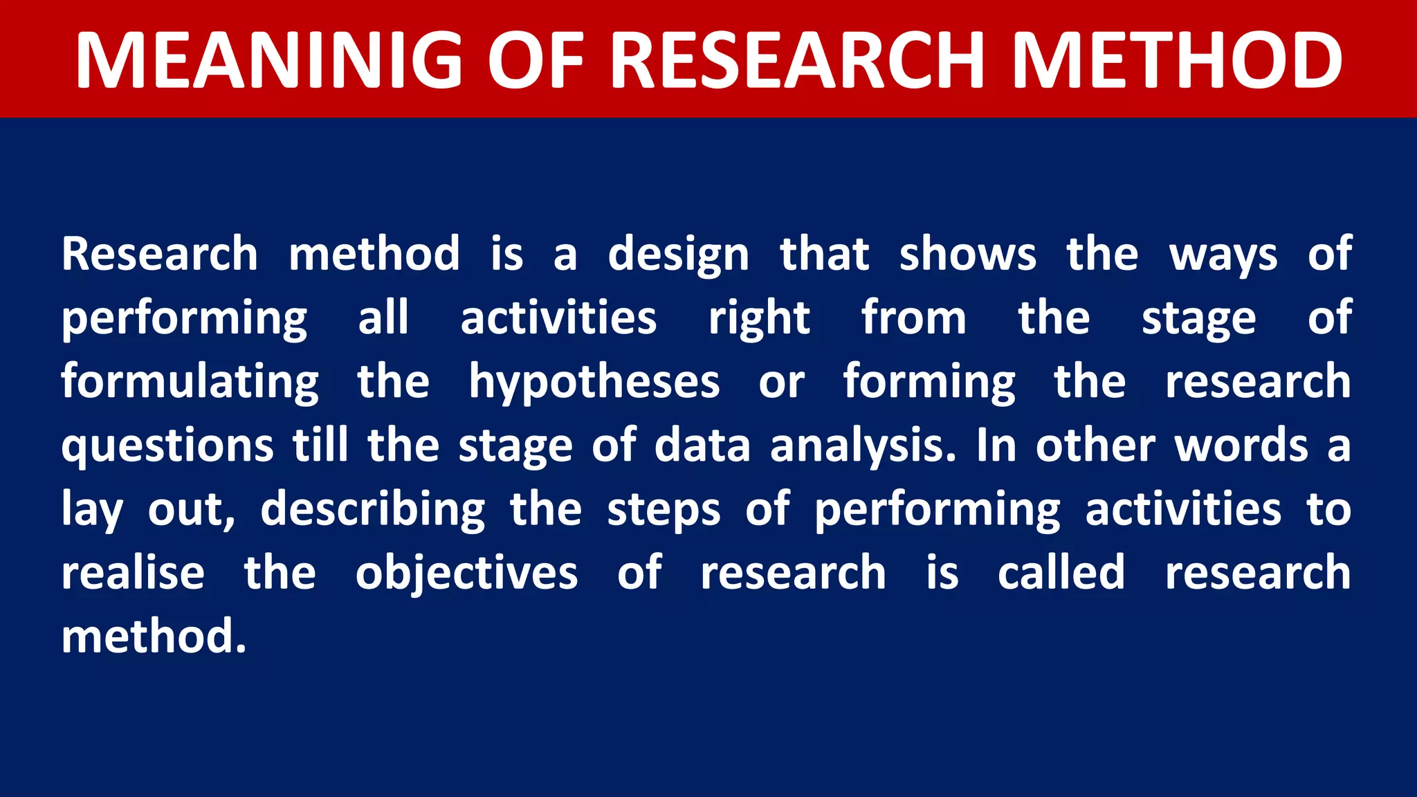 Types of research methods | PDF