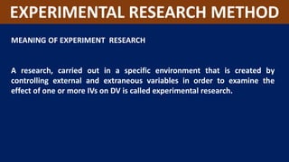 Types of research methods | PDF