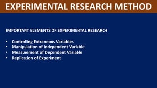 Types of research methods | PDF
