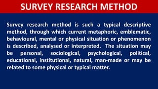 Types of research methods | PDF