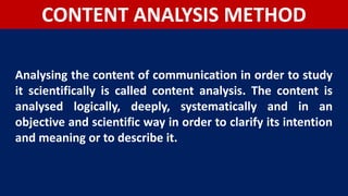 Types of research methods | PDF