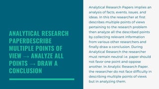Types of Research Papers | PPTX