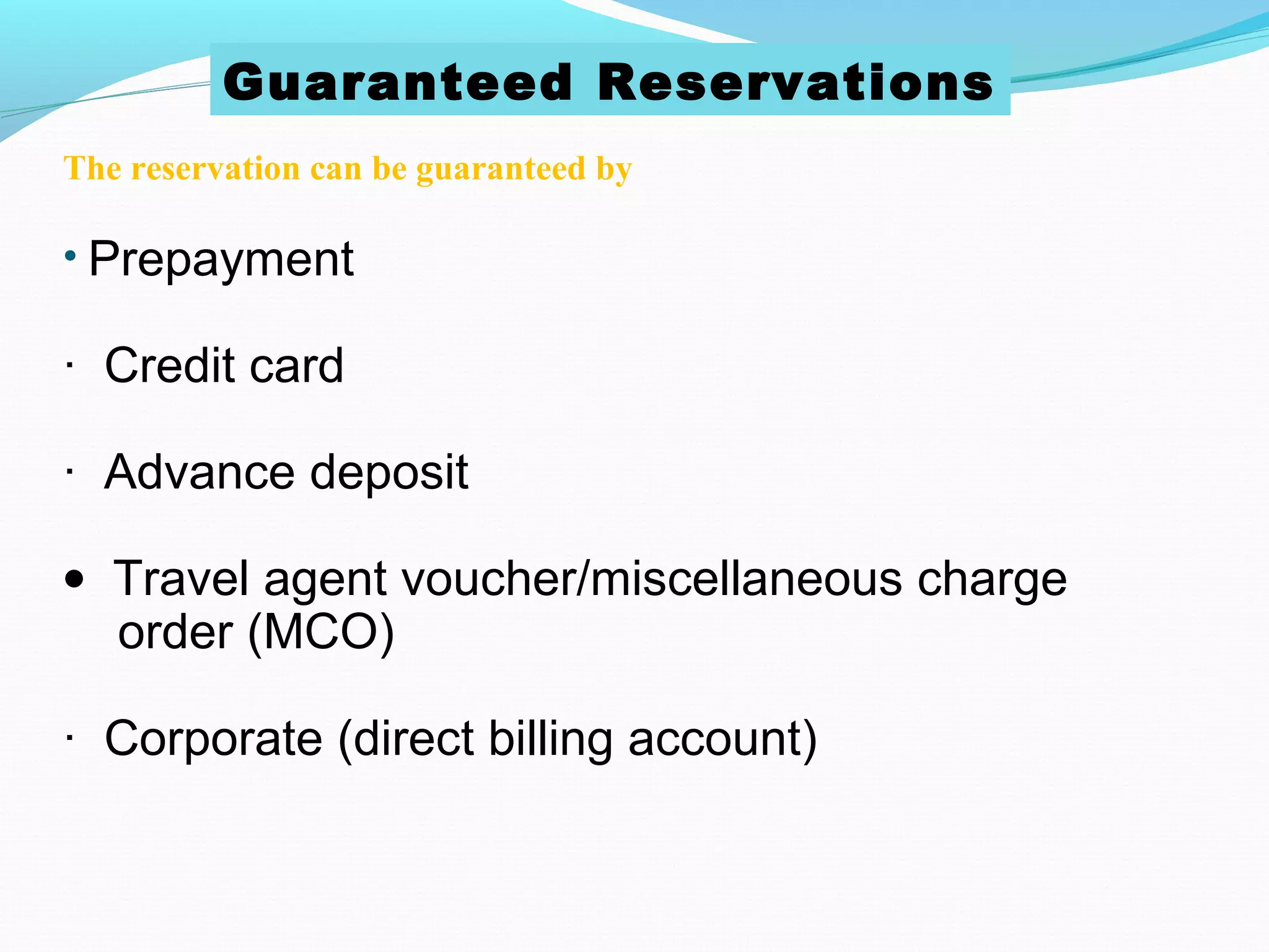 Types of reservation | PPT