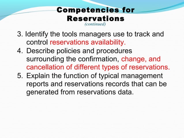 Types of reservation | PPT | Hotel Properties | Real Estate