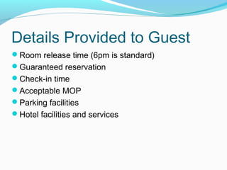 Types of reservation | PPT