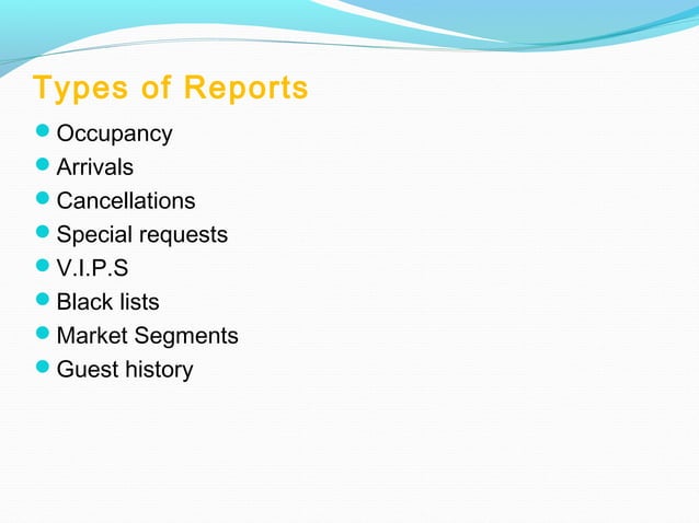 Types of reservation | PPT | Hotel Properties | Real Estate