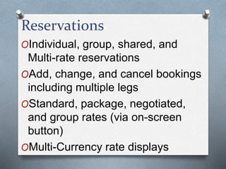 Types of reservation system | PPTX