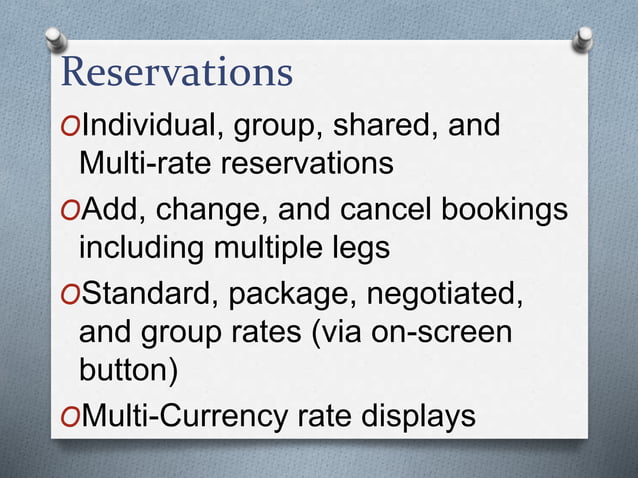 Types of reservation system | PPTX
