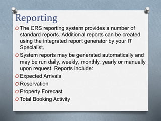Types of reservation system | PPTX