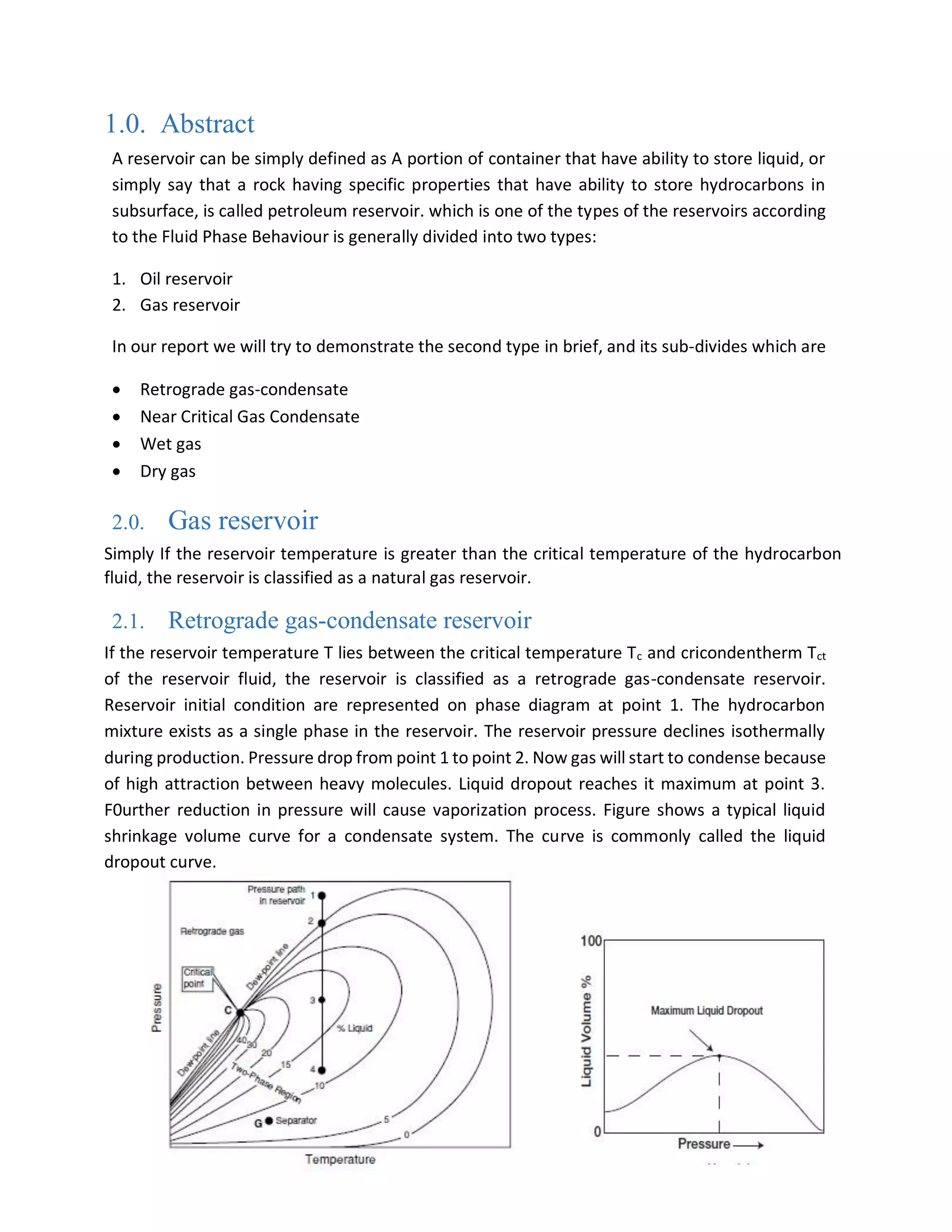 Types of reservoir (gas reservoir) | PDF