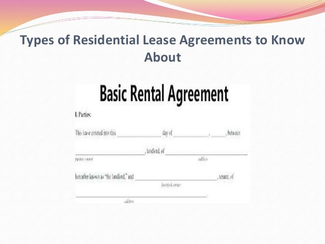 Types Of Residential Lease Agreements To Know About types-of-residential-lease-agreements-to-know-about