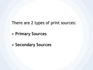 Types of Resources | PPSX
