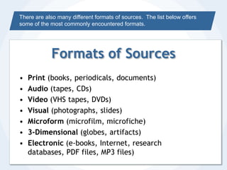 Types of Resources | PPSX