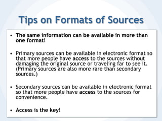 Types of Resources | PPSX