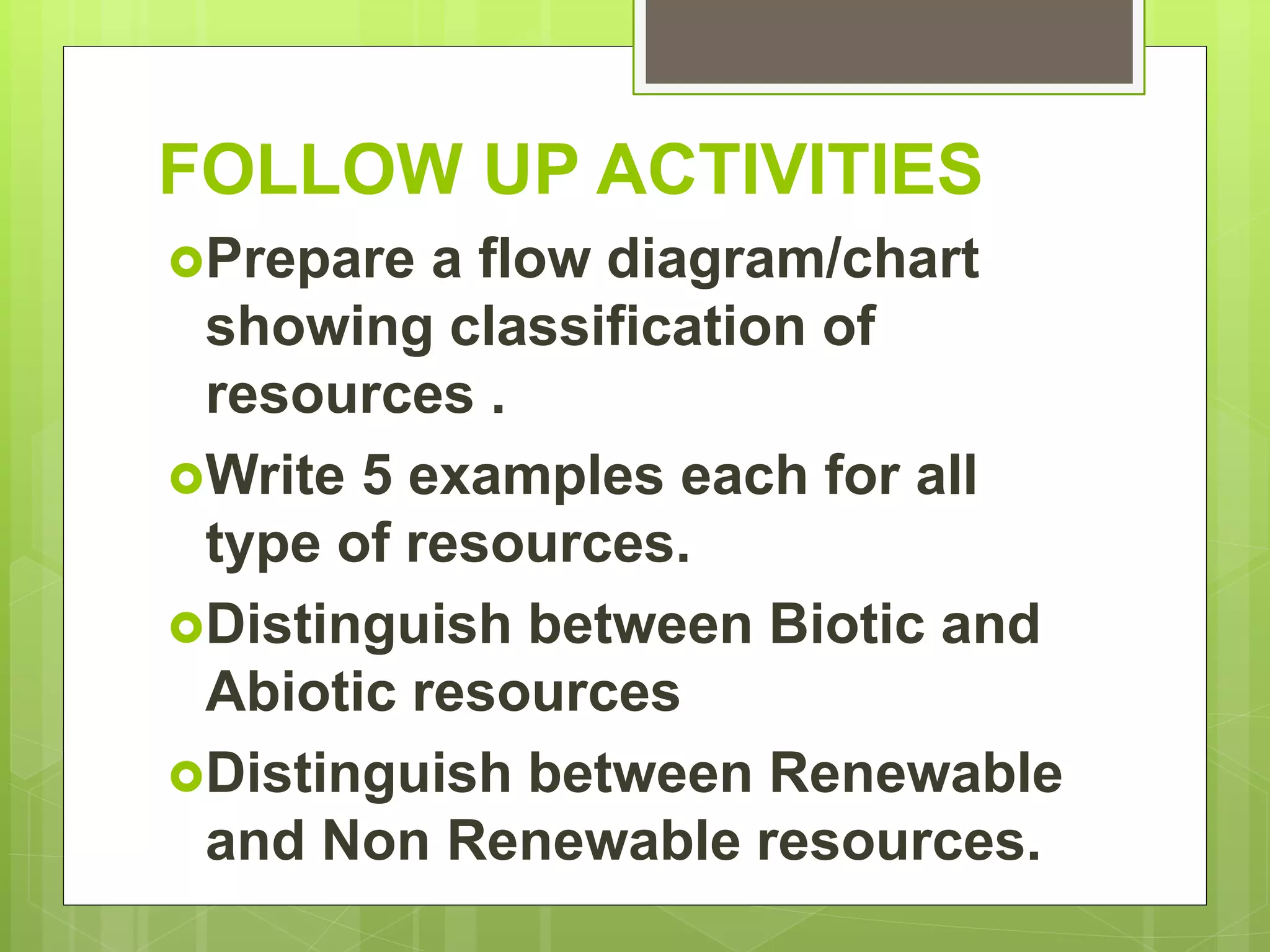 Types of resources | PPTX