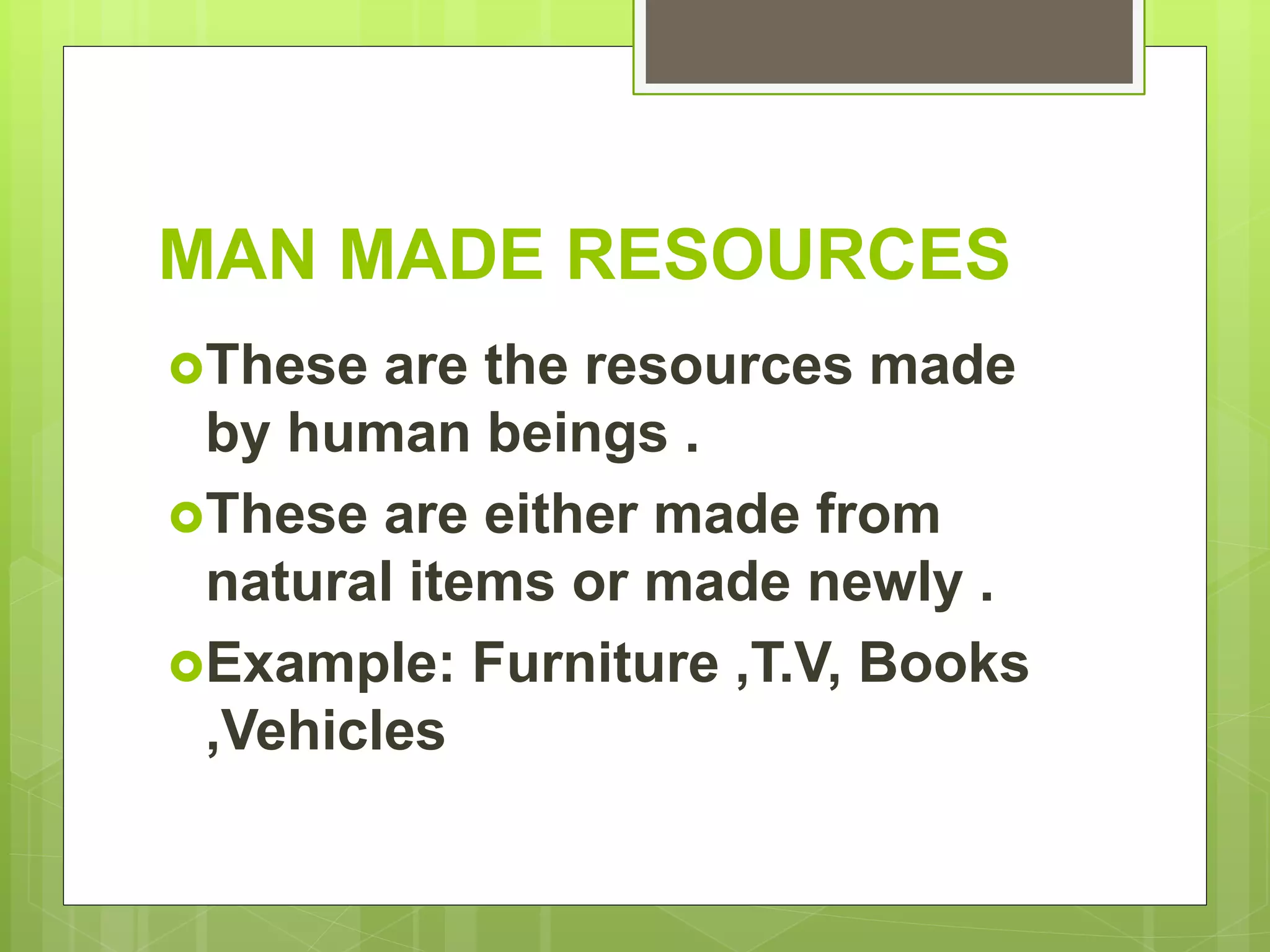Types of resources | PPTX
